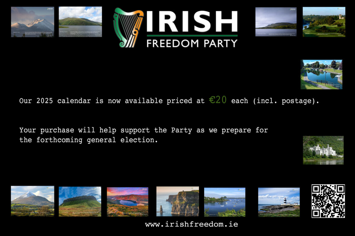 2025 Irish Freedom Calendar - The Irish Freedom Party